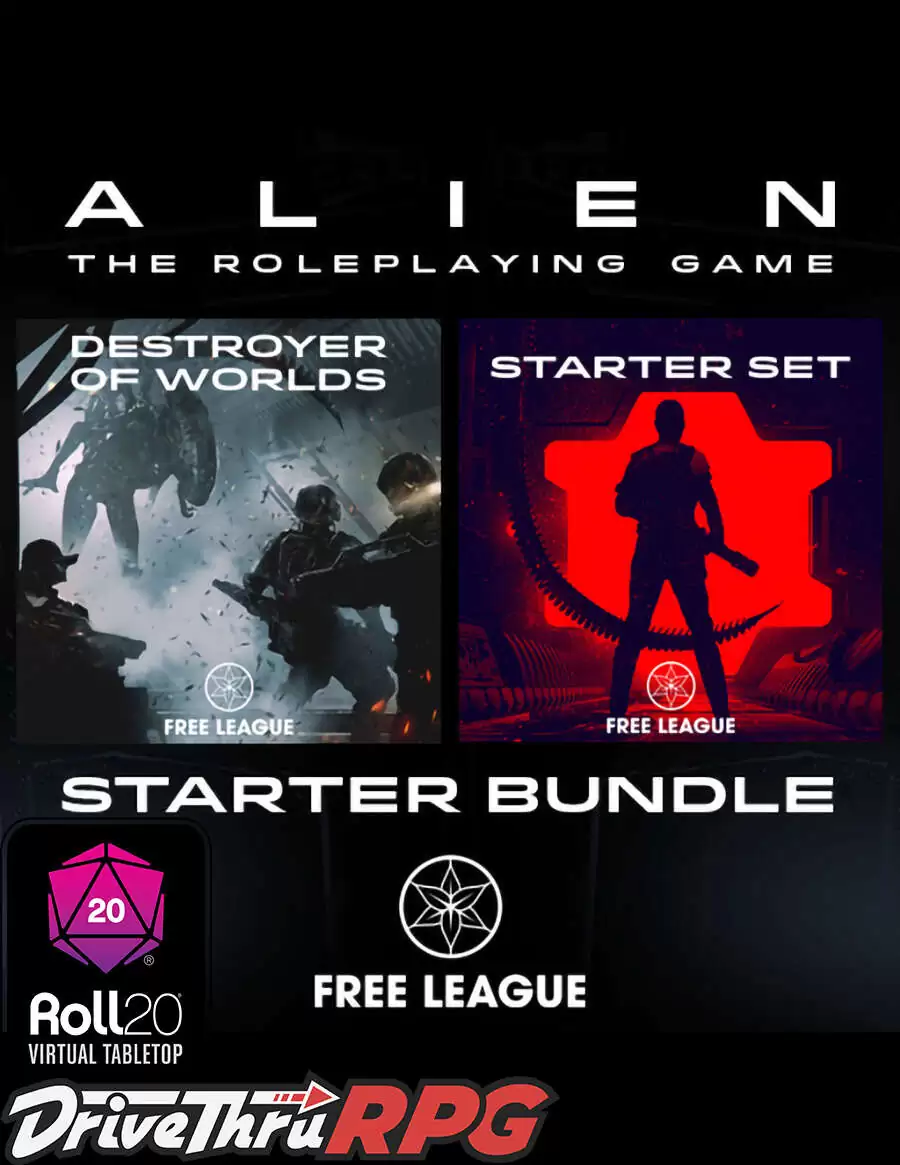 Alien RPG Starter Bundle | Roll20 VTT + PDF [BUNDLE] - Free League Publishing | ALIEN RPG ...