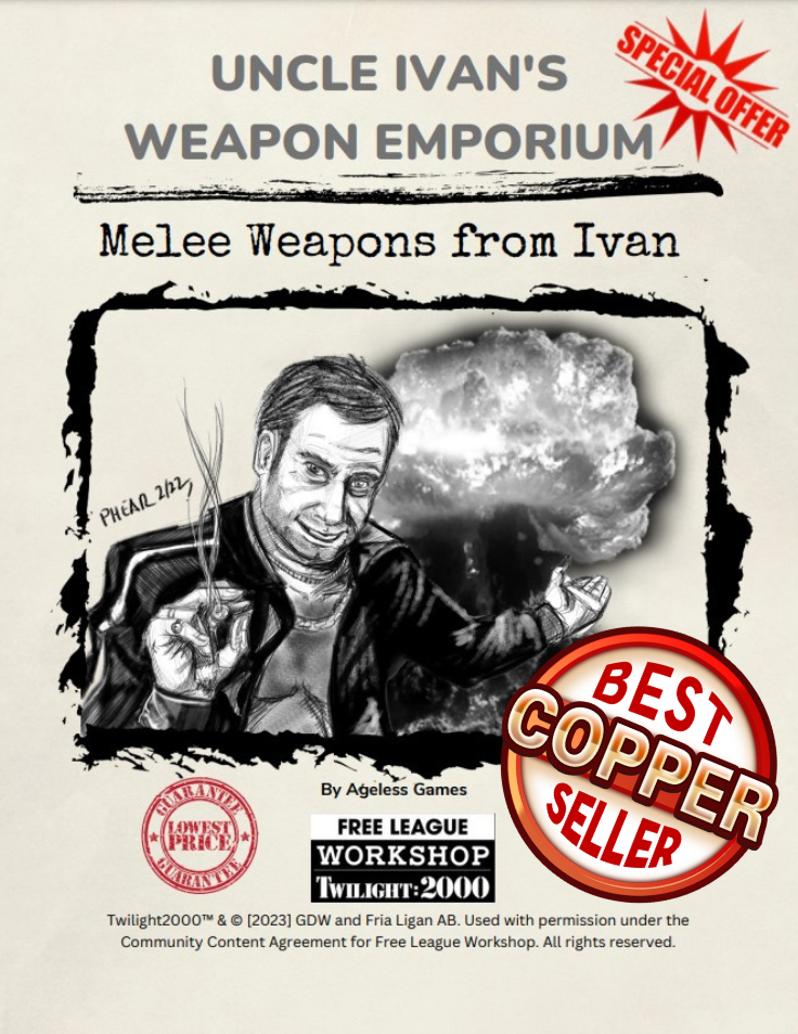 Uncle Ivan's Weapon Emporium "Melee Weapons" - Free League Publishing ...