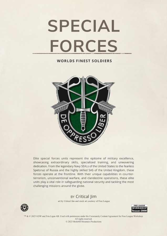 Special Forces v1 T2K4 - Free League Publishing | Free League Work Shop ...