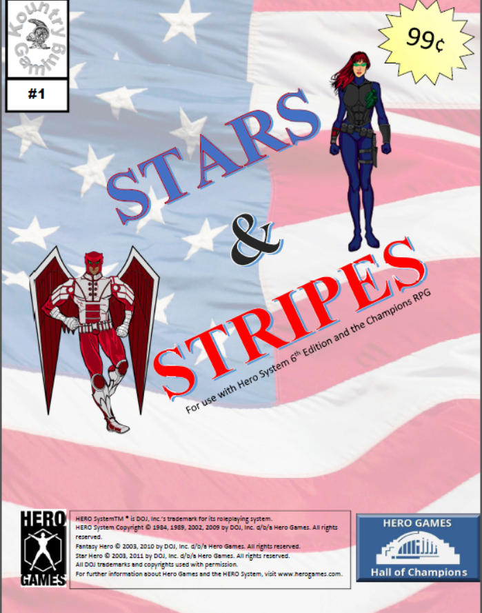 STARS & STRIPES - Hero Games | Hall of Champions | DriveThruRPG