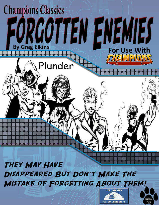 Forgotten Enemies #11 - Plunder - Hero Games | Tiger Paw Press | Hall ...