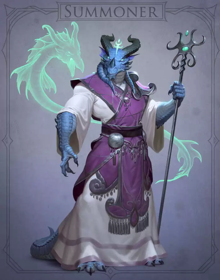 Fantasy Classes Series 2 - Summoner (M) - Forrest Imel Stock Art ...