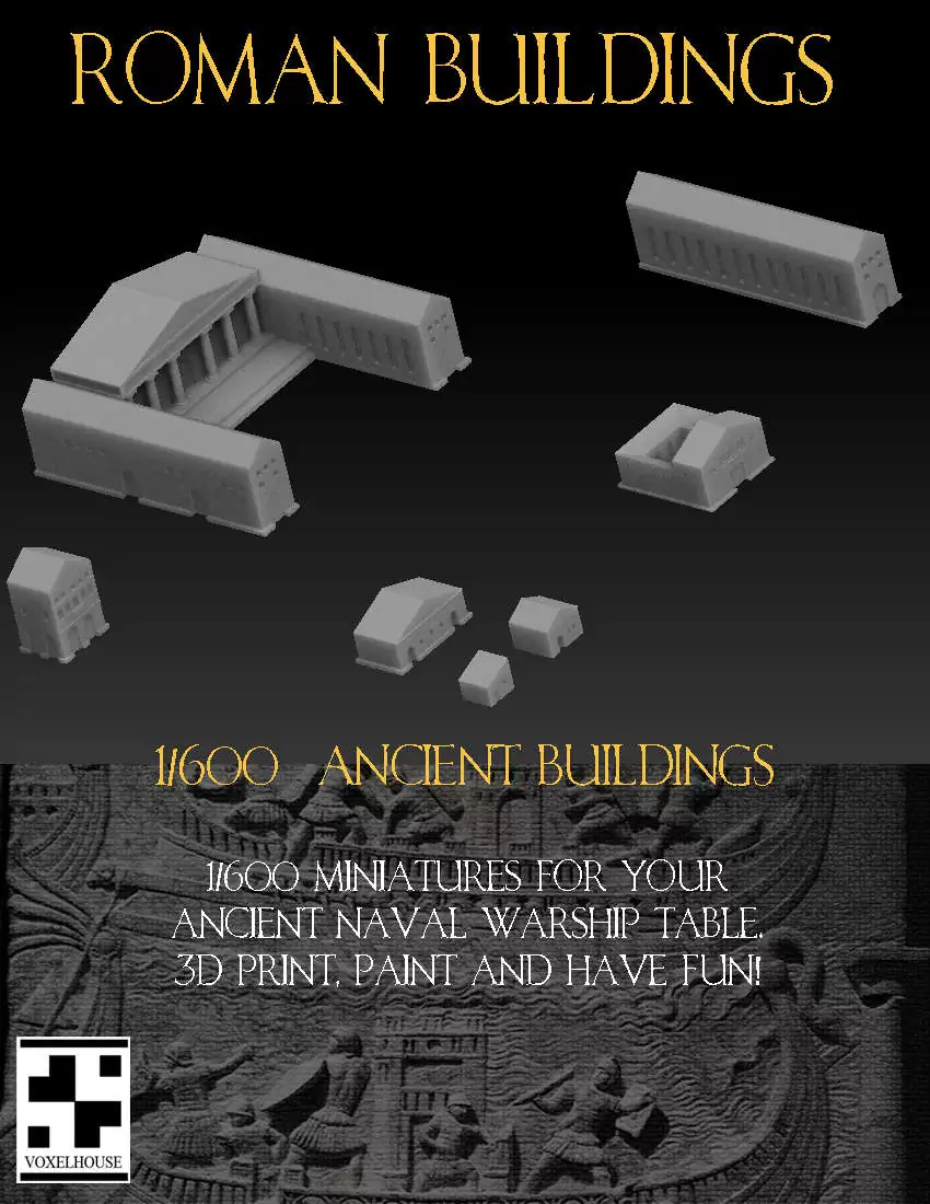 Roman Buildings - Voxelhouse | Mare | DriveThruRPG