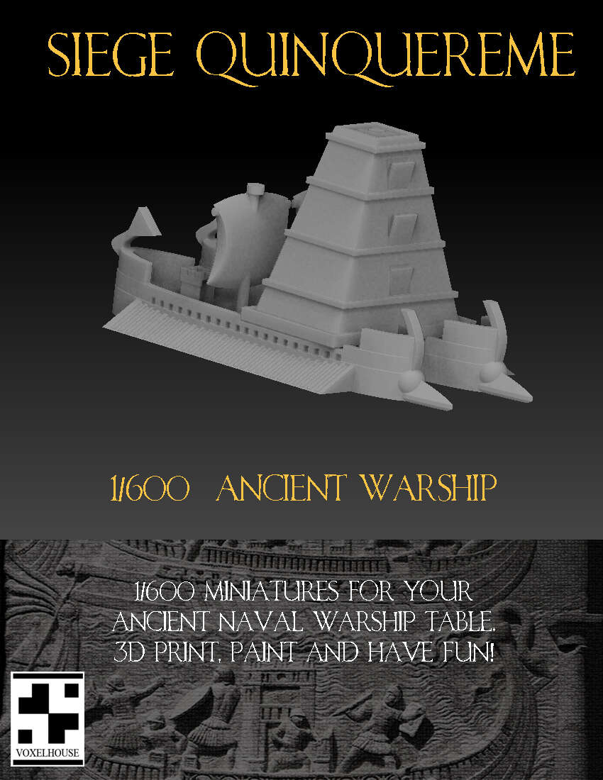 Siege Quinquereme - Voxelhouse | Mare | DriveThruRPG