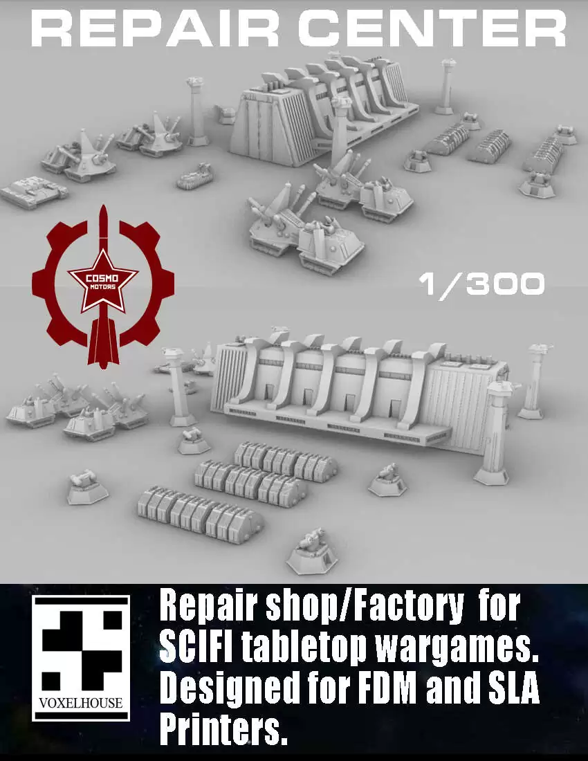 Repair Center - Voxelhouse | Cosmo Motors | DriveThruRPG