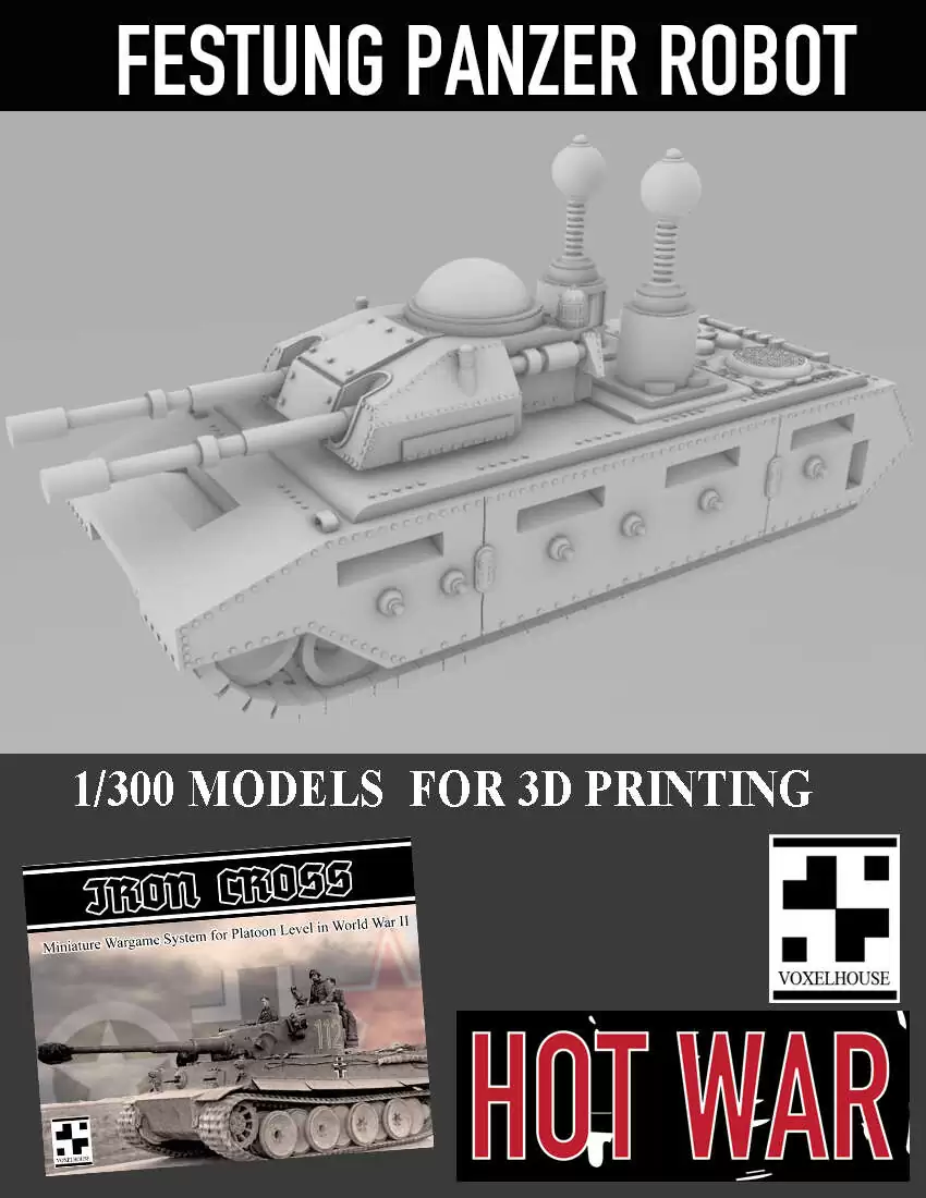Giant Festung Panzer Robot - Voxelhouse | Iron Cross | Hotwar ...