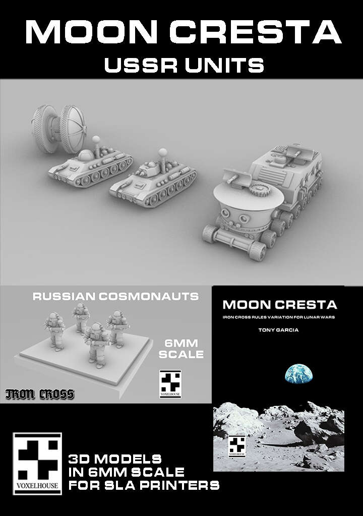 Soviet Minis for Moon Cresta - Voxelhouse | Iron Cross | Hotwar | Moon ...