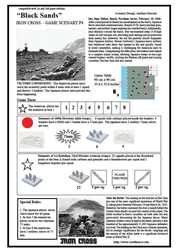 Black Sands - Iron Cross Scenario - Voxelhouse | Iron Cross | DriveThruRPG