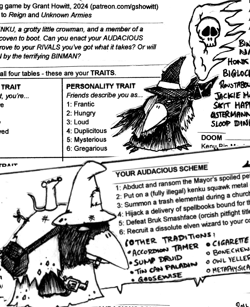 Kenku Bin Wizards - Rowan, Rook & Decard | Rowan, Rook & Decard | One ...