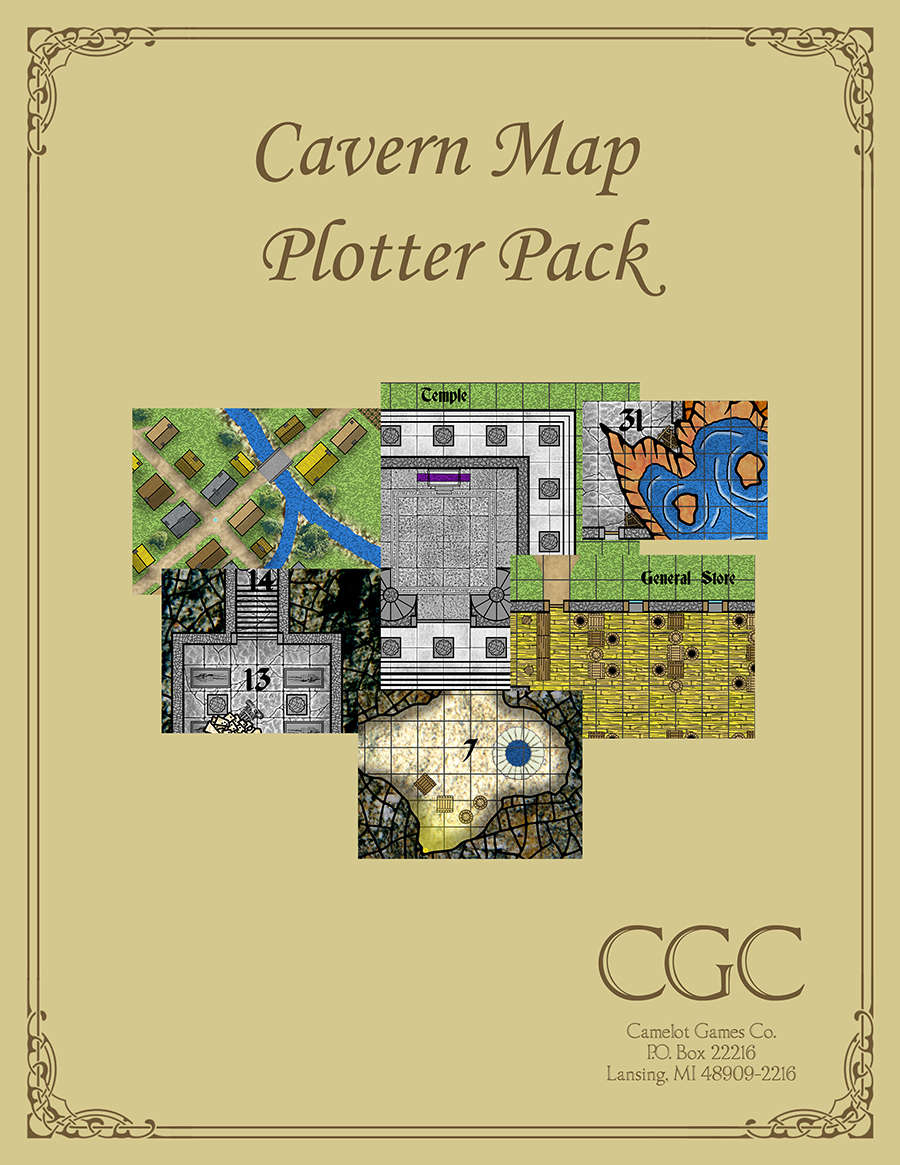 Cavern Map Plotter Pack - Camelot Games Co. | DriveThruRPG