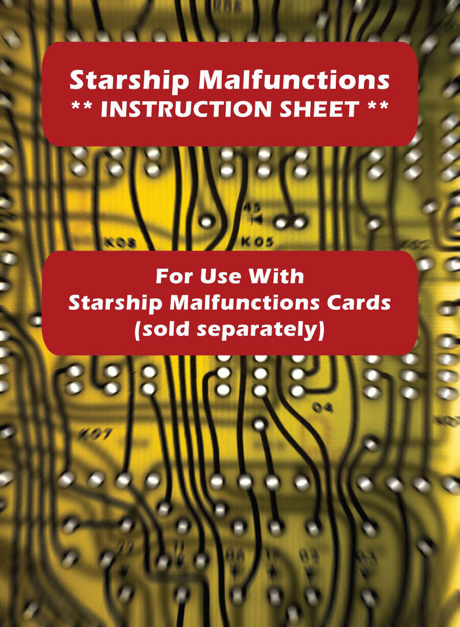 Starship Malfunction Cards * INSTRUCTION SHEET * - CyborgPrime ...