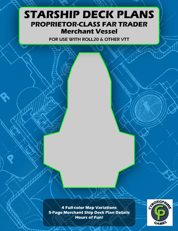 Starship Deck Plans For VTT: Proprietor-Class Far Trader - CyborgPrime ...