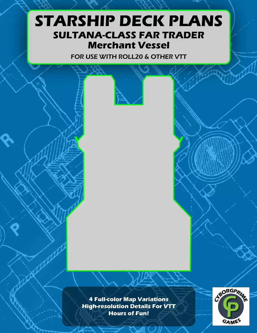 Starship Deck Plans For VTT: Sultana-Class Far Trader - CyborgPrime ...