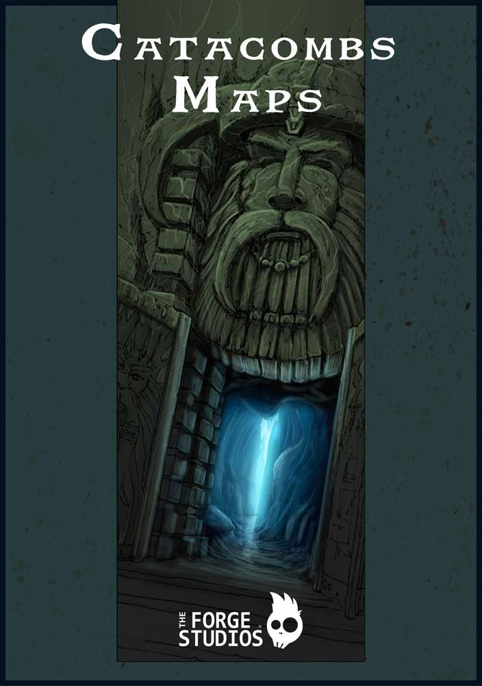 Catacombs Maps - The Forge Studios | Maps | DriveThruRPG