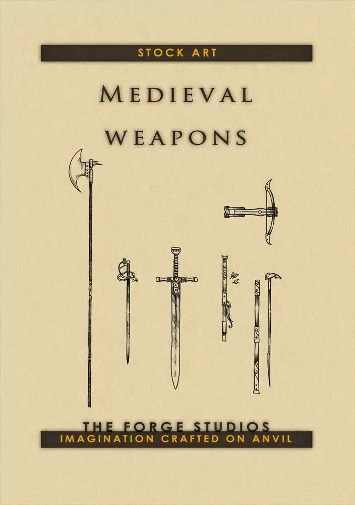 Medieval weapons - The Forge Studios | Art Pack | ITEMS Art packs ...