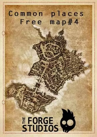 Common places - free map#4 - The Forge Studios | Maps | FREE Stuff | Common Places | DriveThruRPG