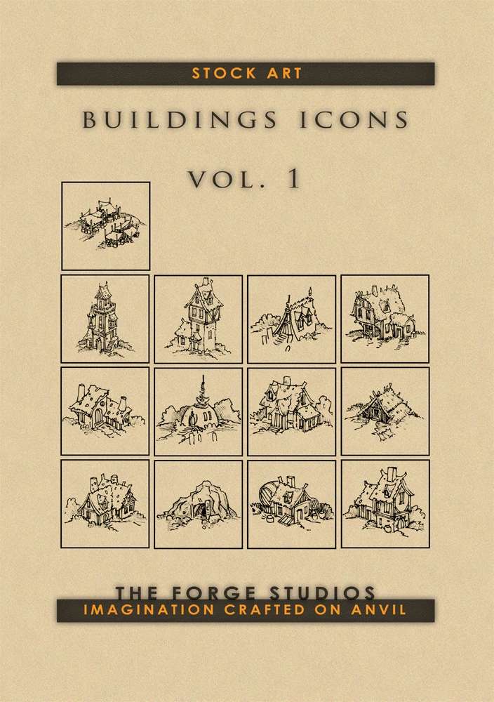 Buildings icons vol1 - The Forge Studios | Publisher resources ...