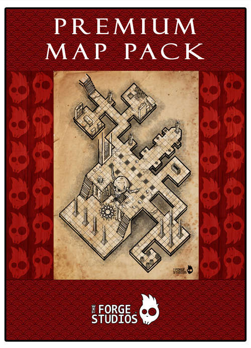 Premium Map Pack - Necromancer's lair - The Forge Studios | Publisher ...