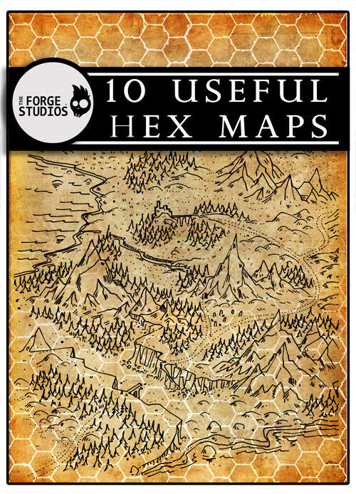 10 useful hex maps vol. 1 - The Forge Studios | Maps | DriveThruRPG