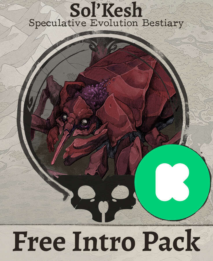 Sol'Kesh Bestiary - Free Creature Pack - Terry Maranda | DriveThruRPG