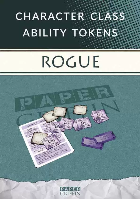 Class Ability Token Set: Rogue - Paper Griffin | DriveThruRPG
