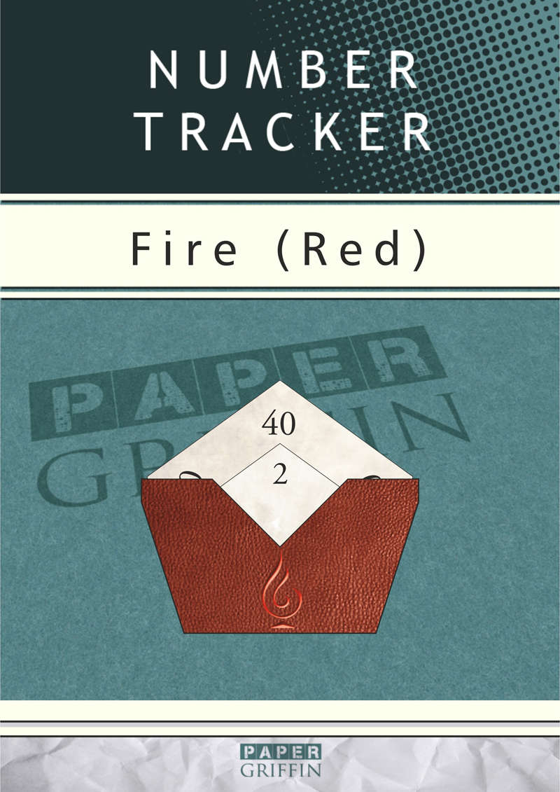 Number Tracker - Fire - Paper Griffin | Number Tracker | DriveThruRPG