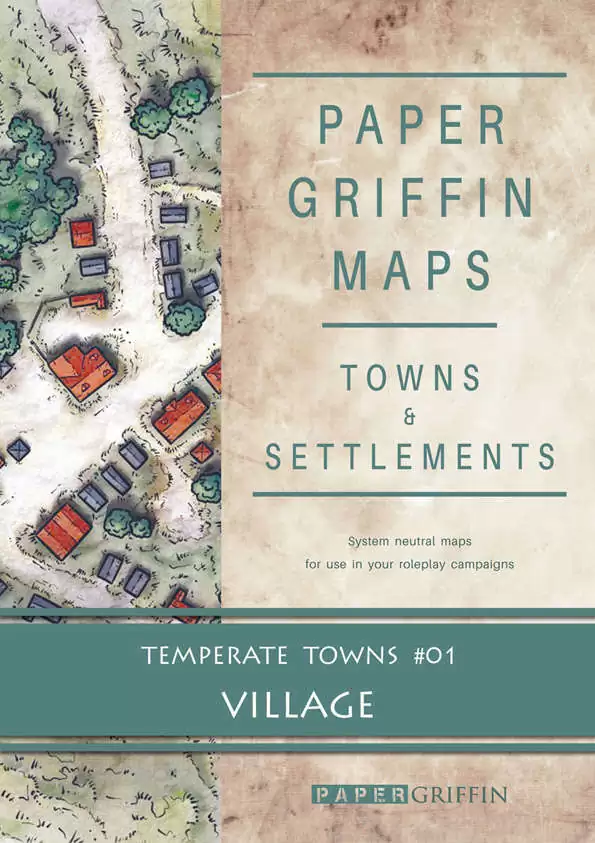 Paper Griffin Maps: Towns & Settlements - Temperate Towns 01 - Village ...