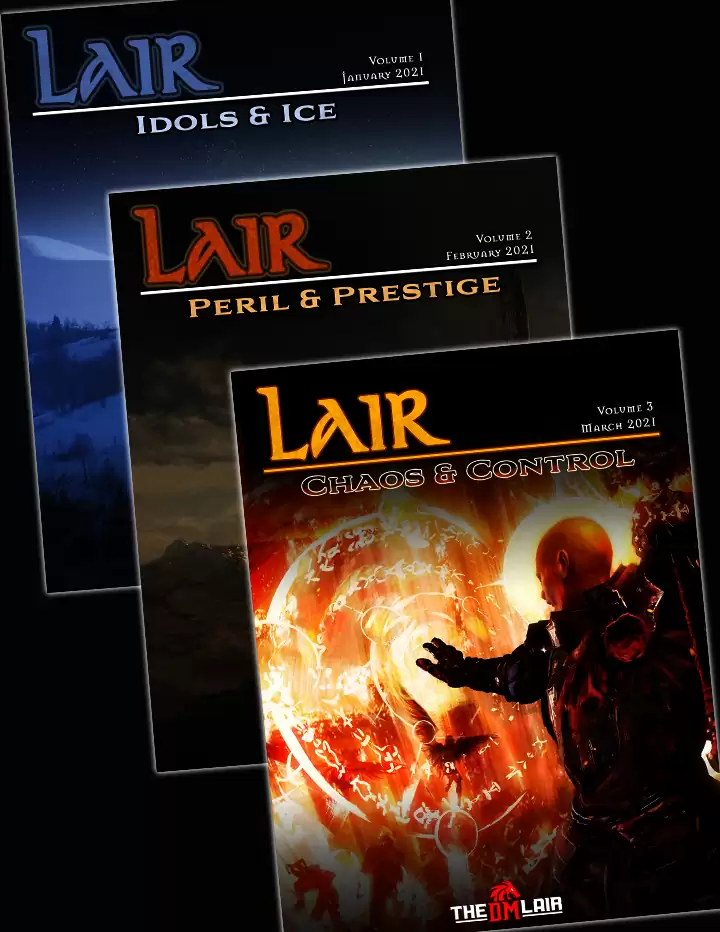 Lair Magazine Bundle: Issues 1-3 - Luke Hart | DriveThruRPG