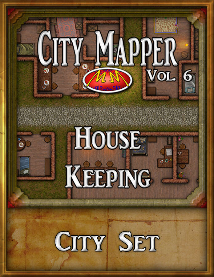 City Mapper: House Keeping - MeditatingMunky | City Mapper | DriveThruRPG
