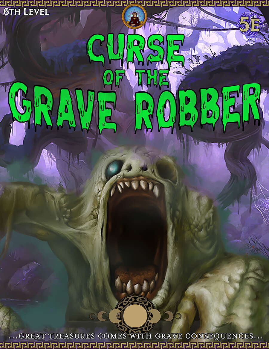 Curse of the Grave Robber - MeditatingMunky | Plug & Play Adventures | DriveThruRPG