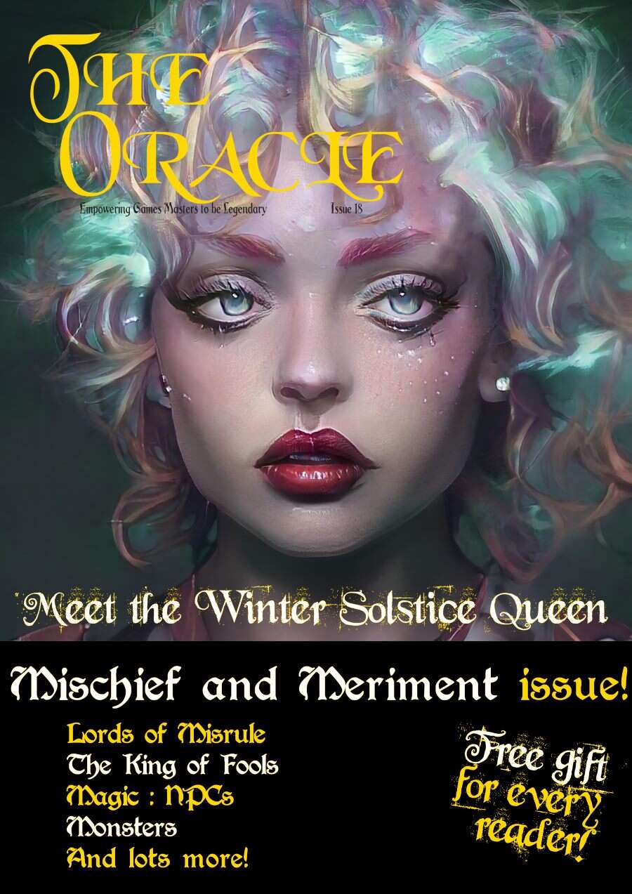 The Oracle Issue 18 - The Grinning Frog | RPG Magazine | DriveThruRPG The Oracle Issue 18 - The Grinning Frog | RPG Magazine | DriveThruRPG