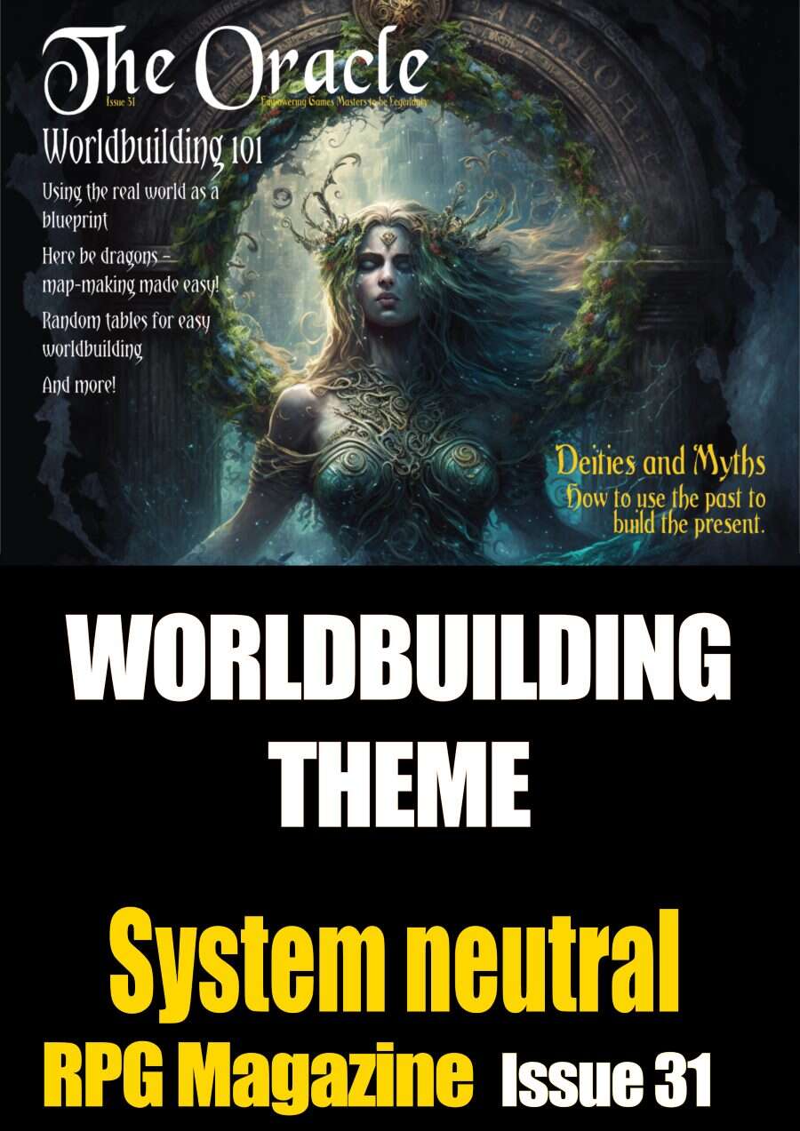 The Oracle Issue 31 - Worldbuilding - The Grinning Frog | RPG Magazine ...