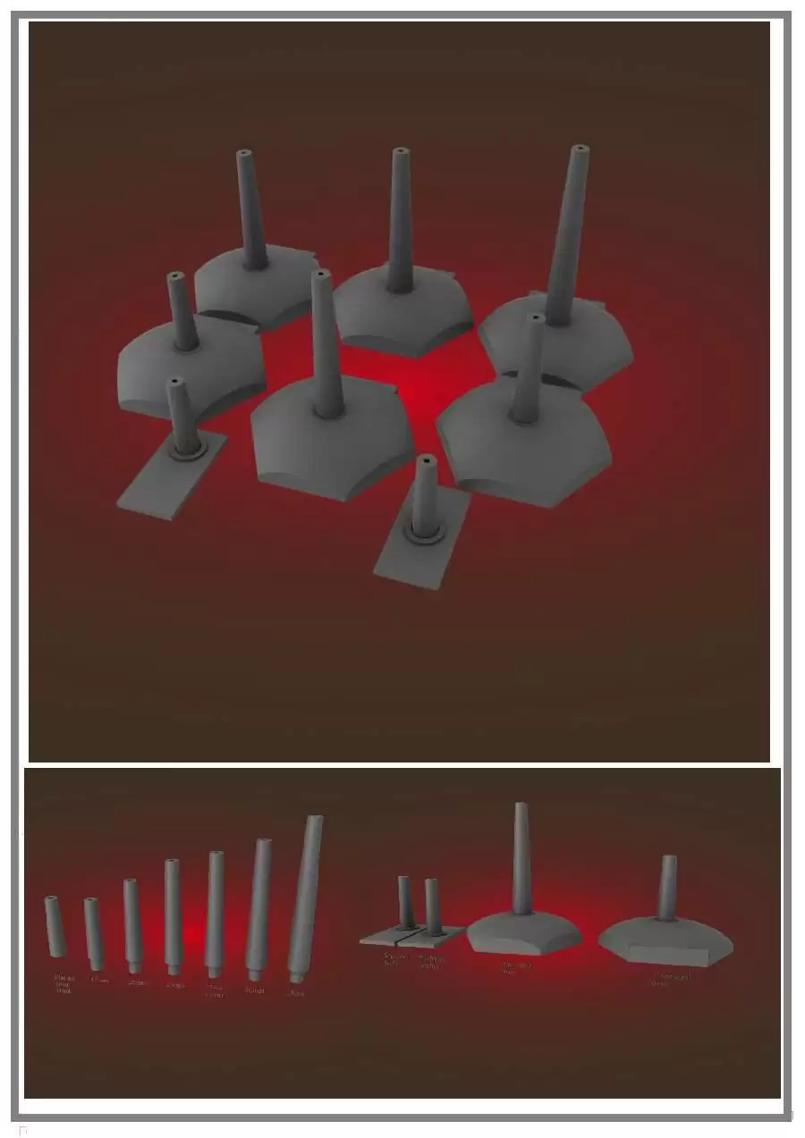 Hex Flight Stand Set for 3D Printing - Aotrs Shipyards | DriveThruRPG