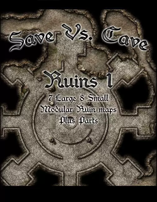 Save Vs. Cave: Ruins 1 - Gabriel Pickard | Modular Map Series ...
