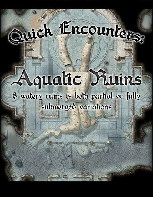 Quick Encounters: Aquatic Ruins - Gabriel Pickard | Solo Maps ...