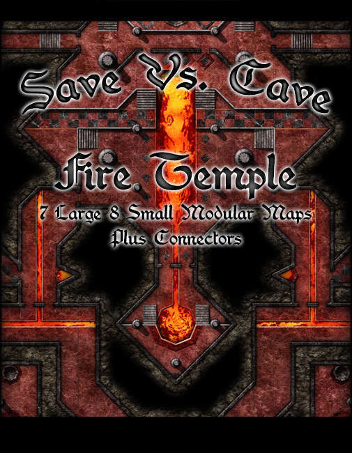Save Vs. Cave: Fire Temple - Gabriel Pickard | Modular Map Series ...
