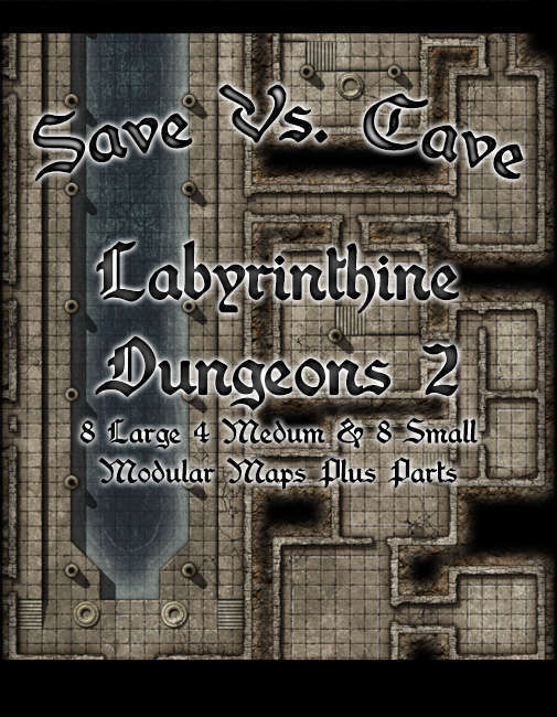 Save Vs. Cave: Labyrinthine Dungeon 2 - Gabriel Pickard | Modular Map ...