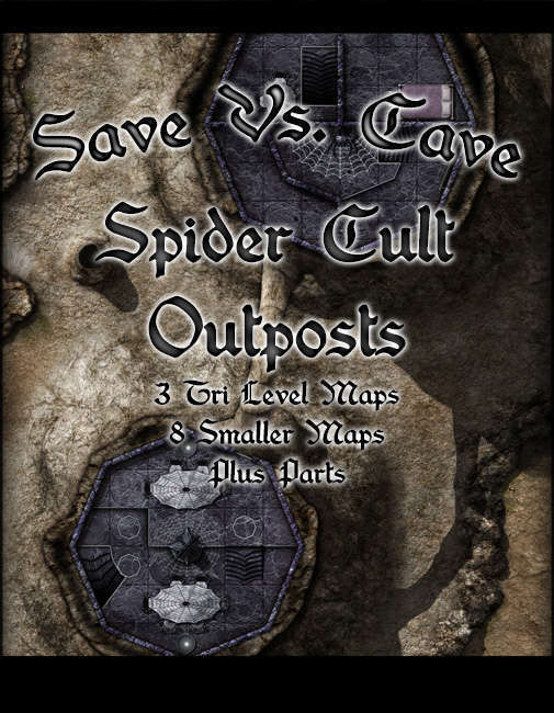 Save Vs. Cave: Spider Cult Outposts - Gabriel Pickard | Modular Map ...