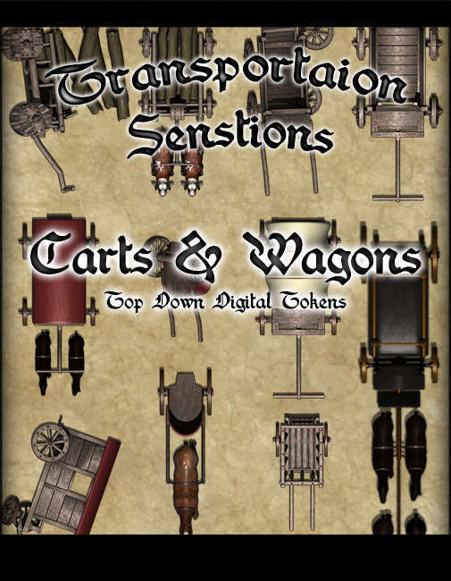 Transportation Sensations: Carts & Wagons - Gabriel Pickard | Tokens ...