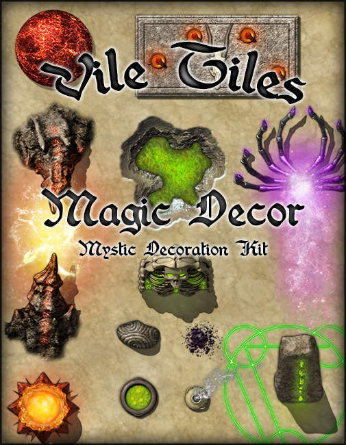 Vile Tiles: Magic Decor - Gabriel Pickard | Map Construction Kits ...