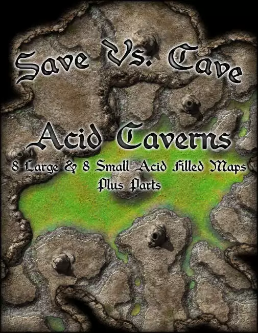 Save Vs. Cave: Acid Caverns - Gabriel Pickard | Modular Map Series ...