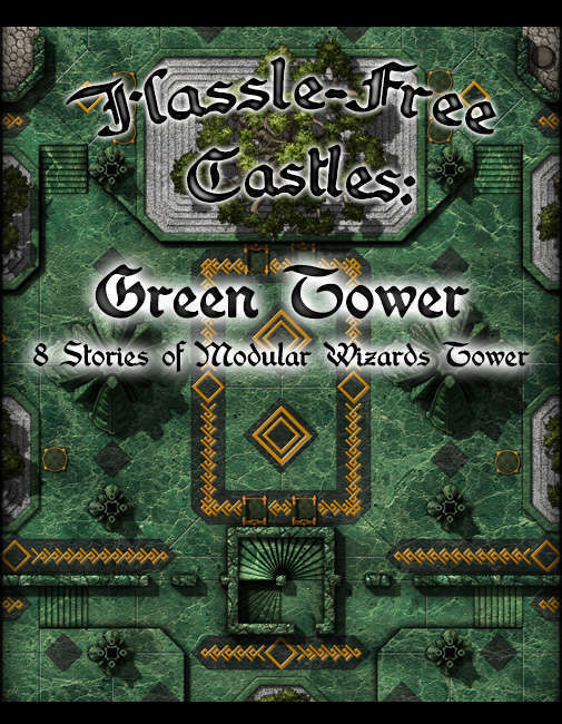 Hassle-Free Castles: Green Tower - Gabriel Pickard | Modular Map Series ...