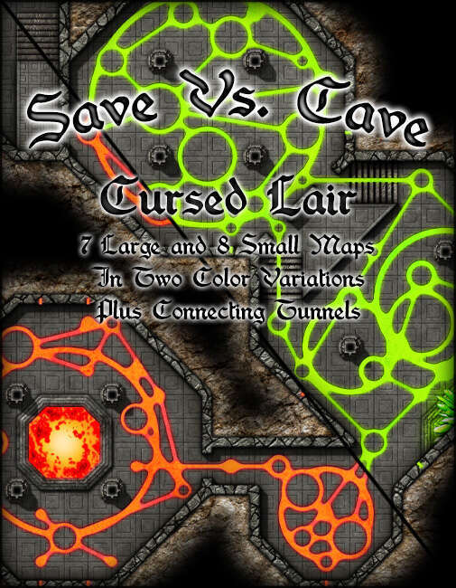 Save Vs. Cave: Cursed Lair - Gabriel Pickard | Modular Map Series ...