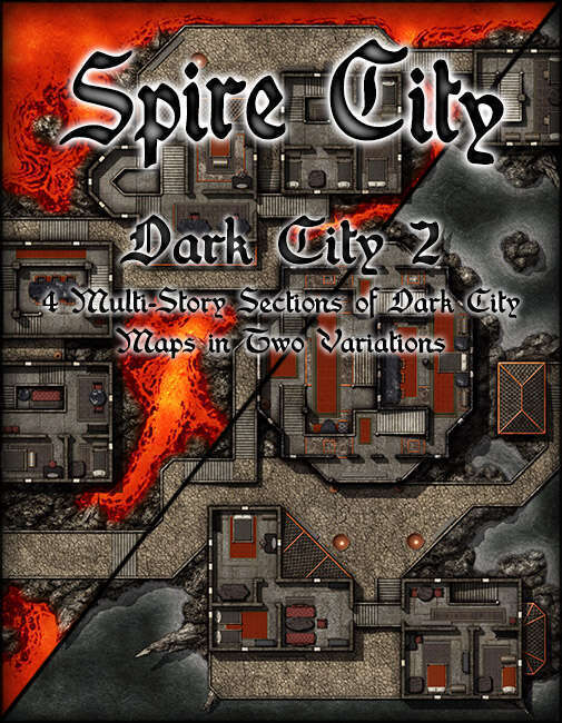 Spire City: Dark City 2 - Gabriel Pickard | Modular Map Series ...