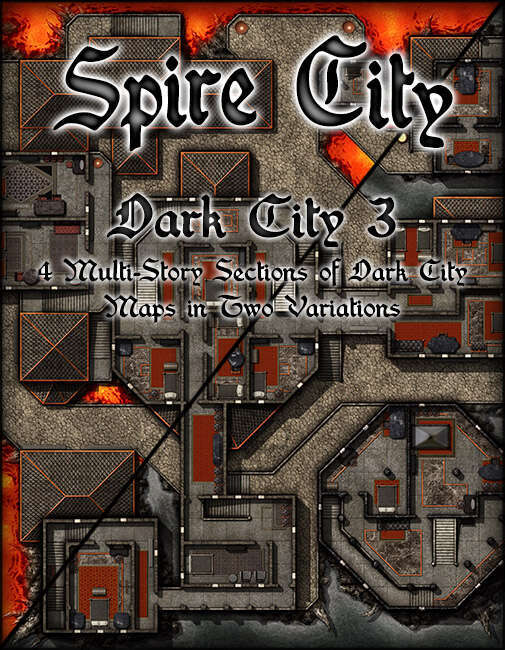 Spire City: Dark City 3 - Gabriel Pickard | Modular Map Series ...