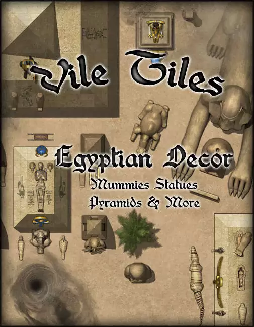 Vile Tiles: Egyptian Decor - Gabriel Pickard | Map Construction Kits ...