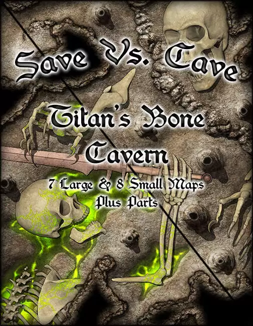 Save Vs Cave: Titan's Bone Caverns - Gabriel Pickard | Modular Map ...