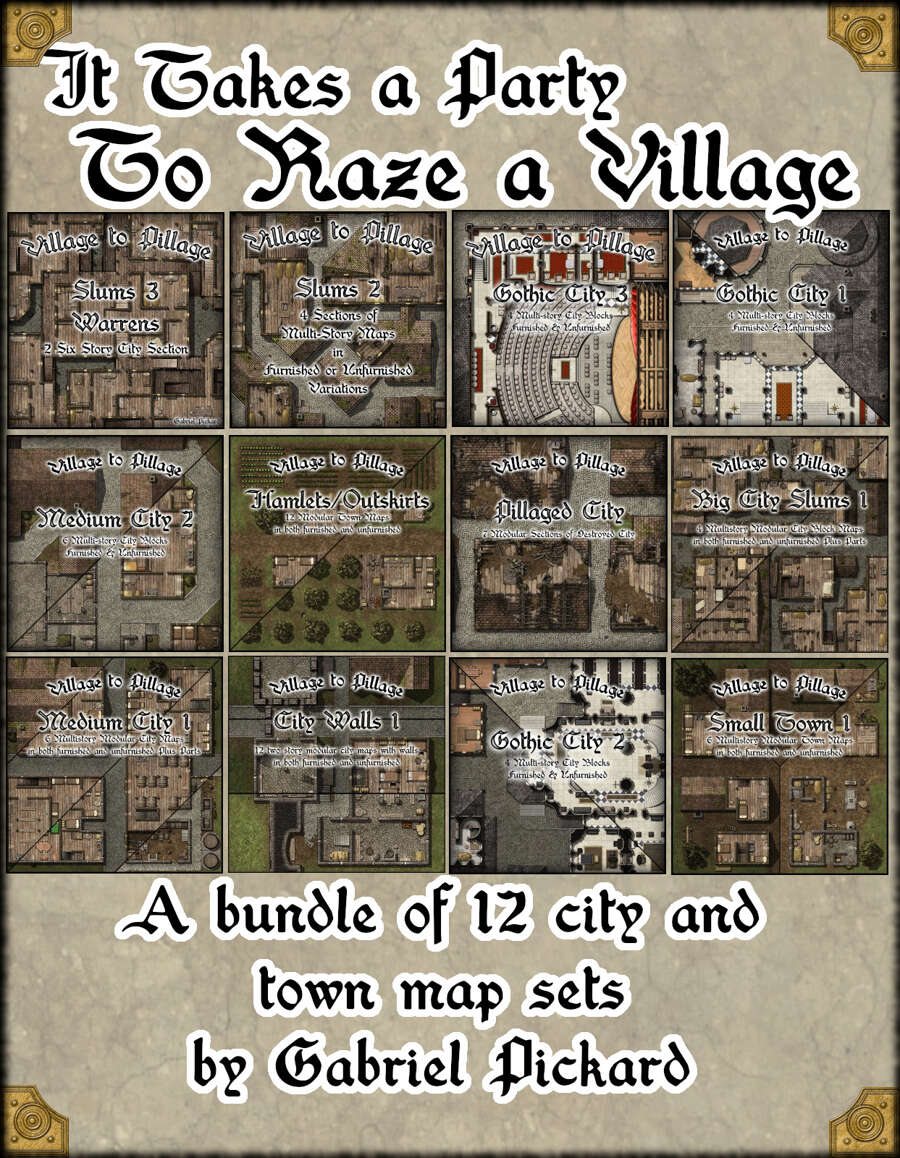 It Takes a Party to Raze a Village [BUNDLE] - Gabriel Pickard | Modular ...
