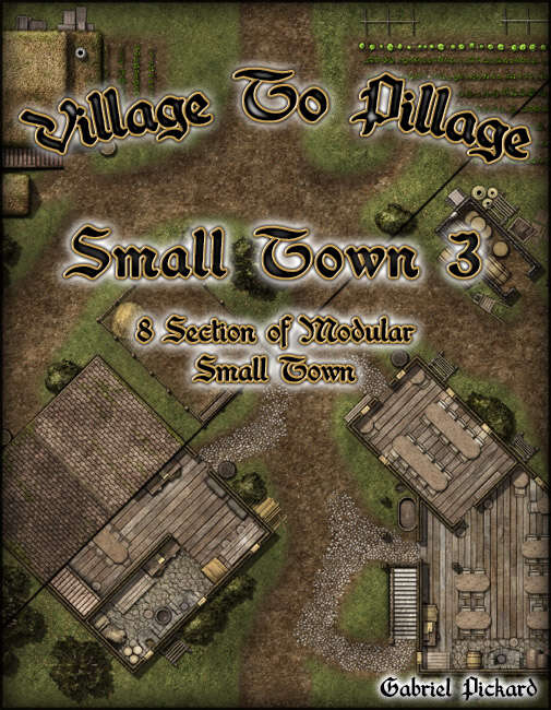 Village to Pillage: Small Town 3 - Gabriel Pickard | Modular Map Series ...