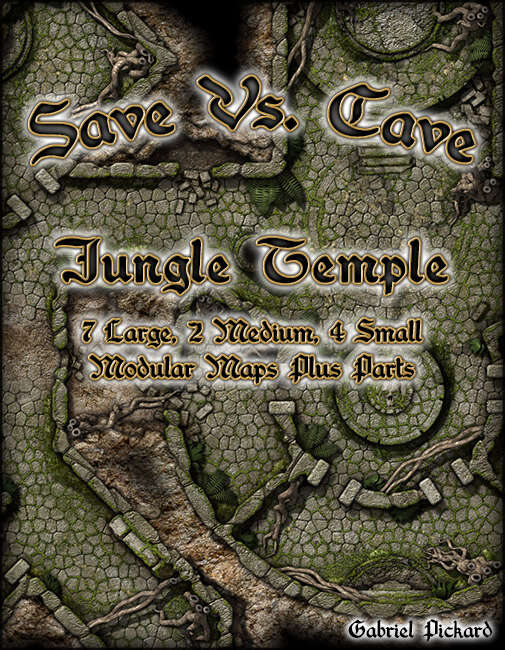 Save Vs Cave: Jungle Temple - Gabriel Pickard | Modular Map Series ...